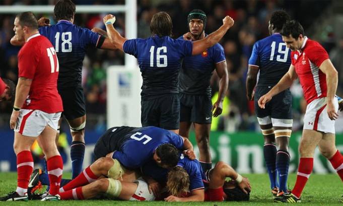 Francia venció a Gales y llegó a la final del Mundial de Rugby